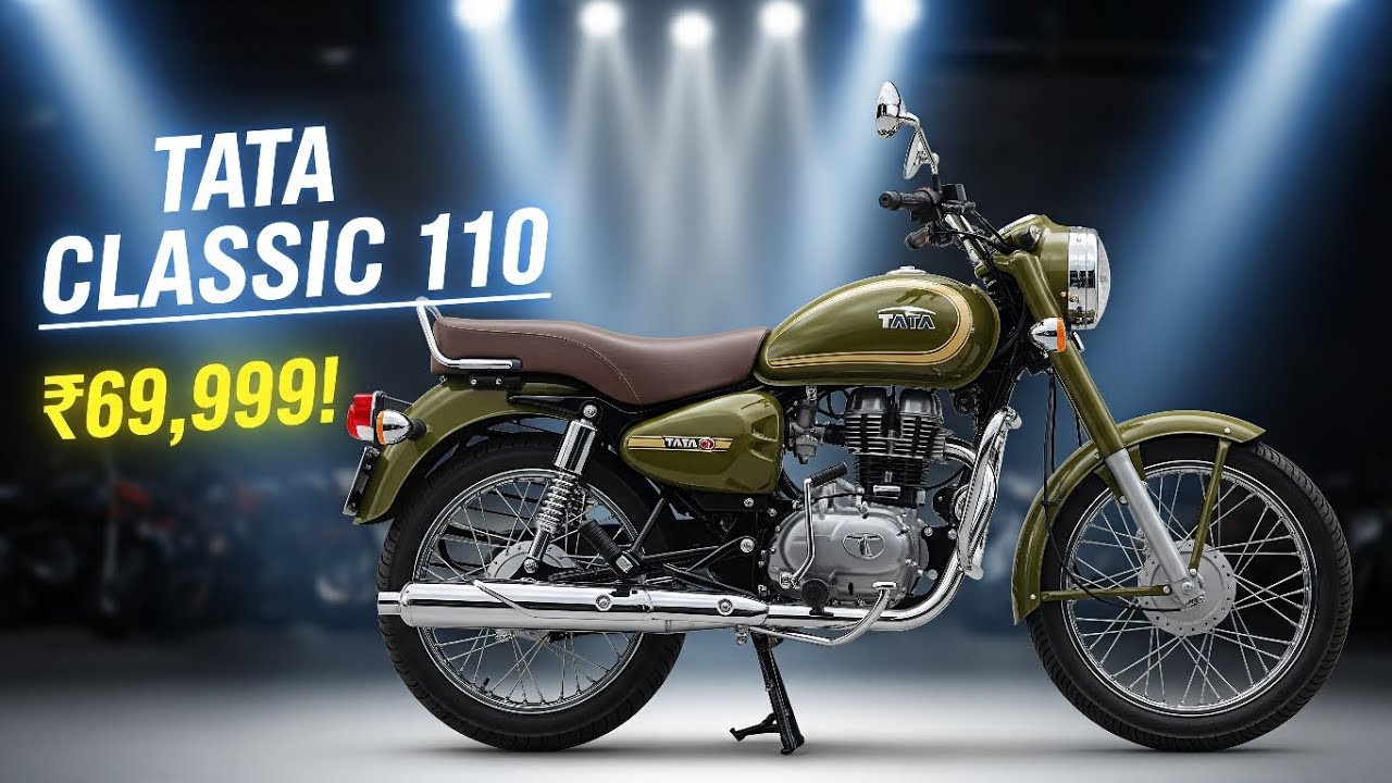 Tata Classic 110 – Retro Look, Modern Power! Only ₹69,999🔥 - YouTube