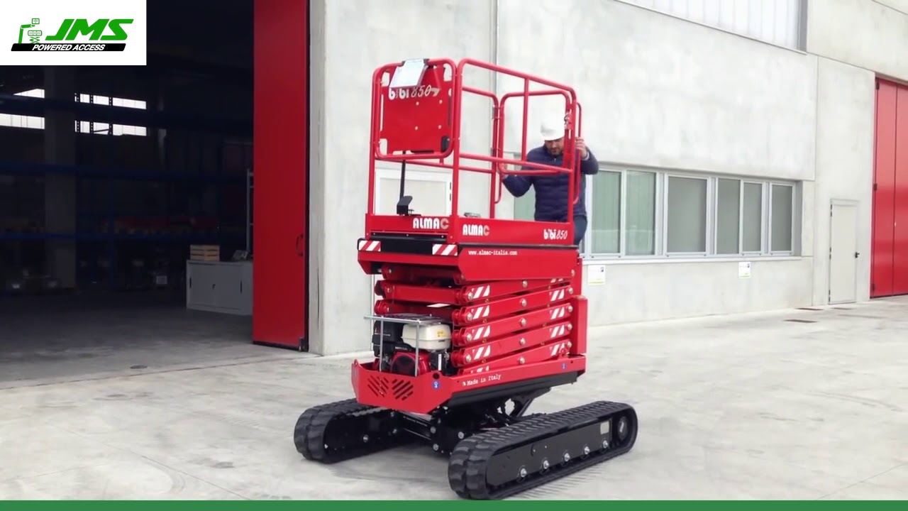 Almac Bibi 850 BL Tracked Scissor Lift - YouTube