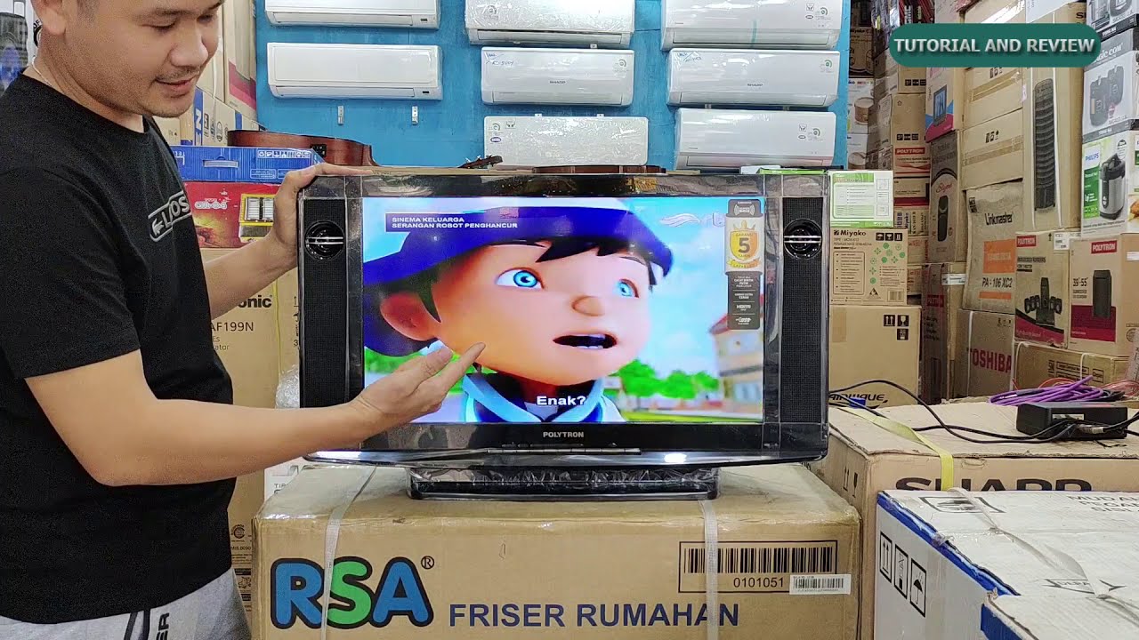 TV LED POLYTRON 24 INCH.. TV LED POLYTRON PLD24D123.. TV LED TERUNIK ...