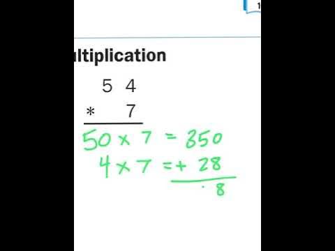 Everyday Math, 4th Grade, Math Journal 4.6 "Exploring Partial-Products ...