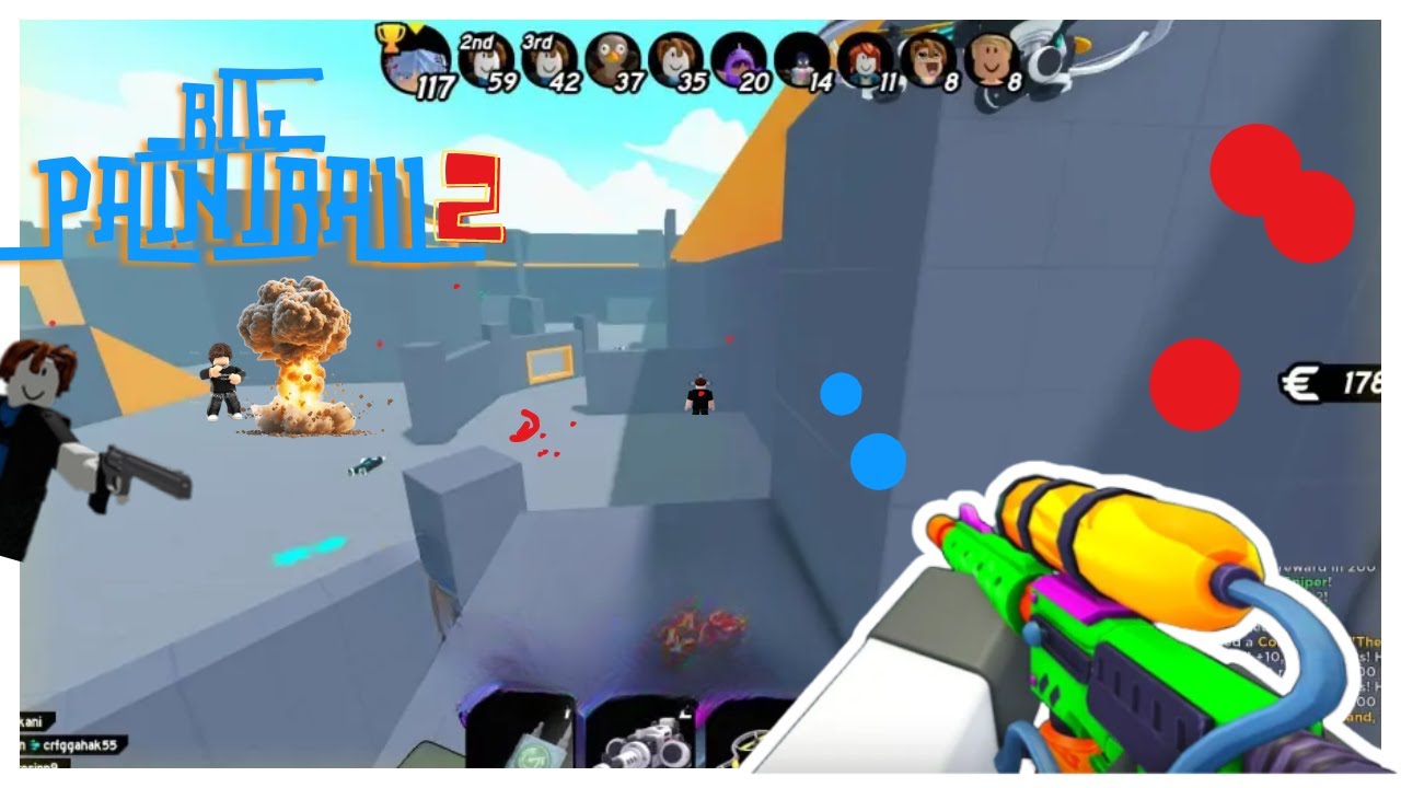 je teste Big paintball 2 (en vrai c'est fun ) - YouTube