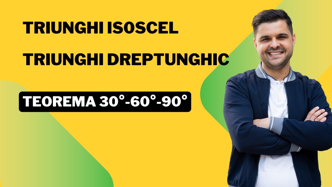 Problemă rezolvată: Triunghi isoscel. Triunghi dreptunghic. Teorema 30 ...