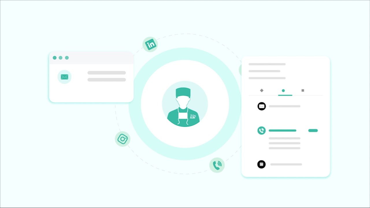 Profile Template Animation, Contact, Mail, Information #animation # ...