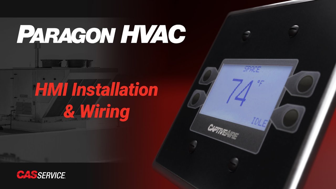 Paragon HVAC - HMI Installation and Wiring - YouTube