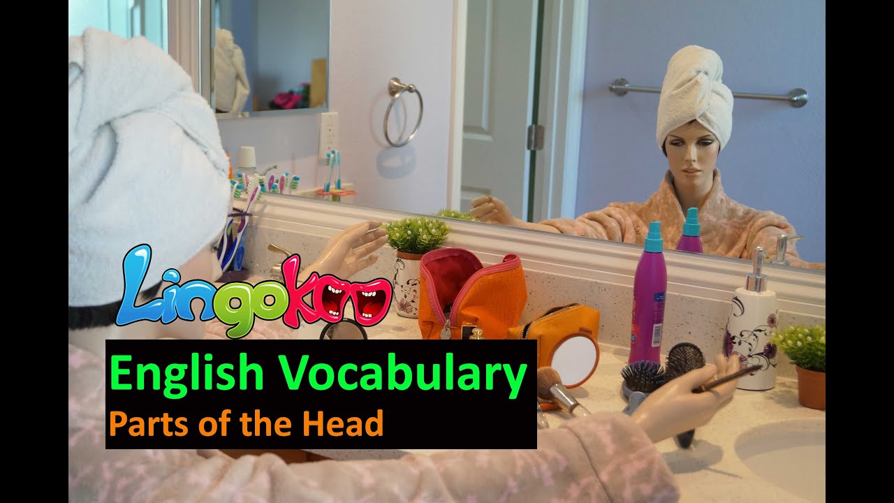 English Vocabulary: Parts of the Head - YouTube