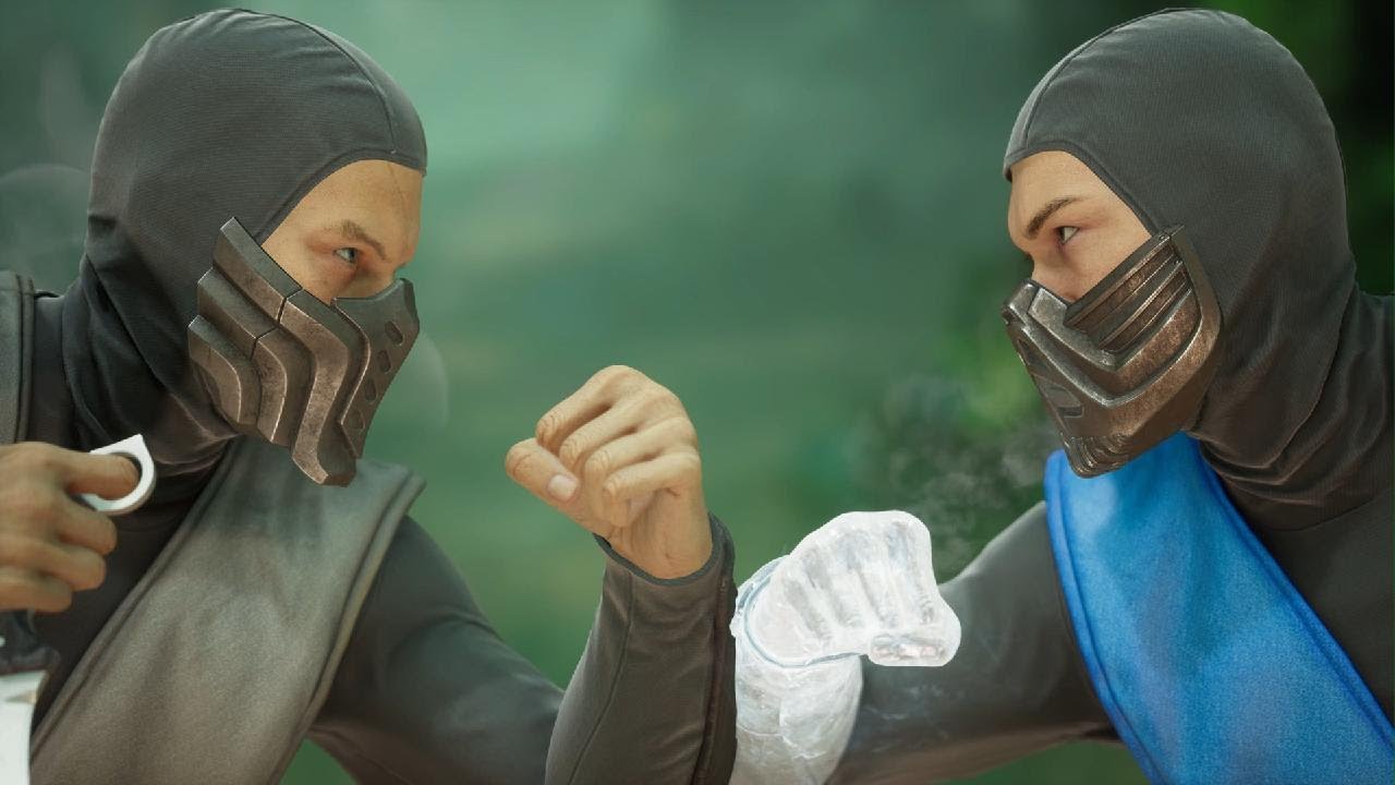 Mortal Kombat 1 - '95 Movie Smoke Vs. Sub-Zero - YouTube