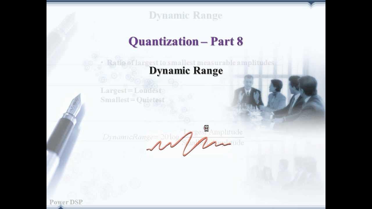 Quantization Part 8: Dynamic Range - YouTube