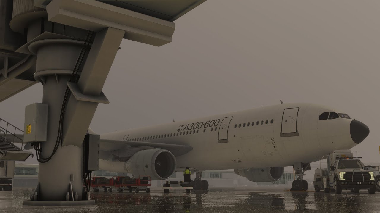 Livestream testing the Airbus A300-600 PW from London to Geneva in ...