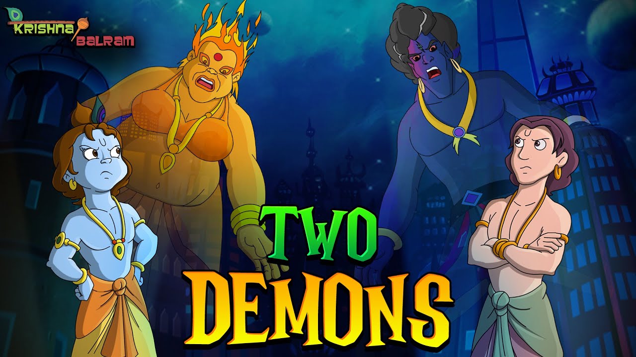 Krishna aur Balram - Story of Two Powerful Demons | Cartoons for Kids ...