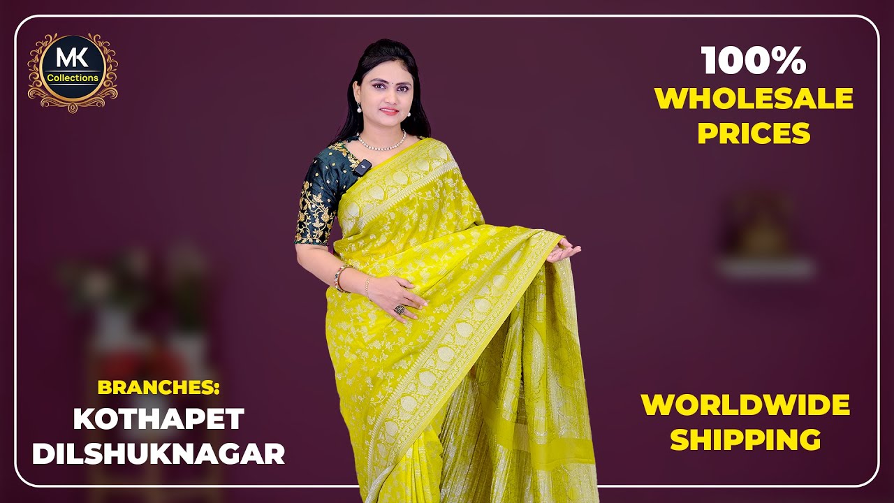 Latest Soft falling organza & Falling georgette sarees @mkcollections ...