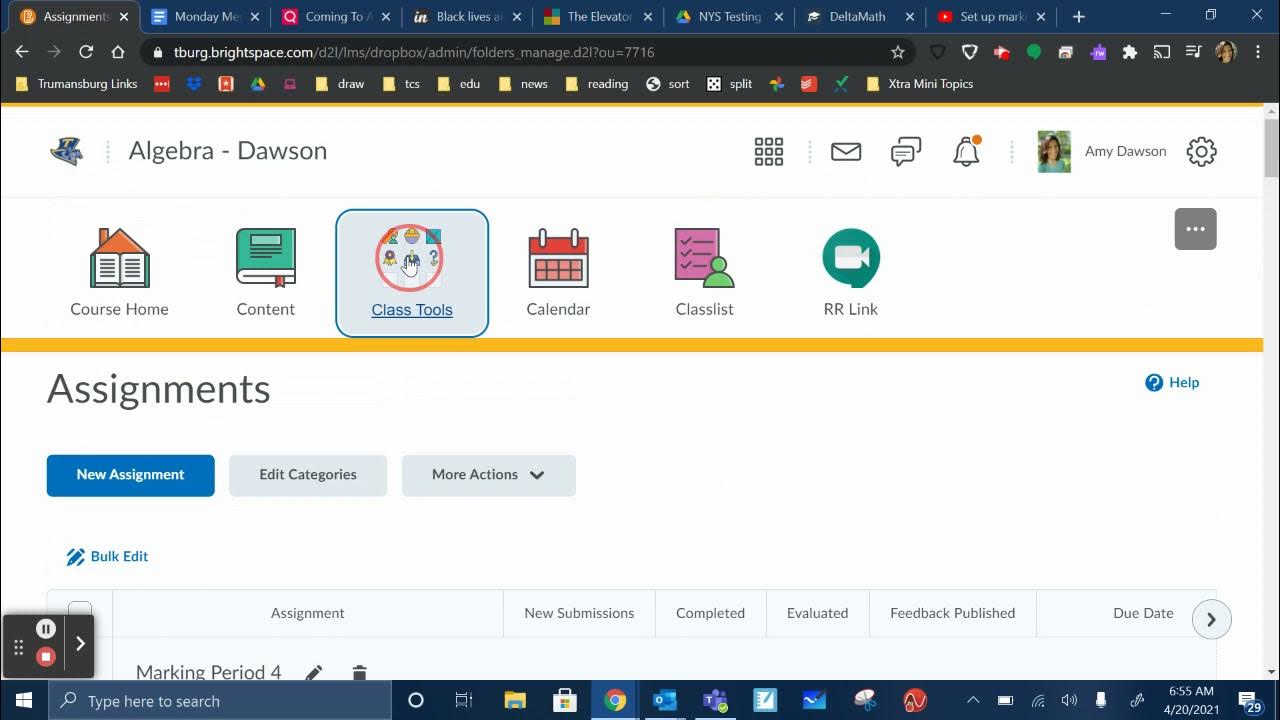 Assignments & categories & adding to grades - YouTube