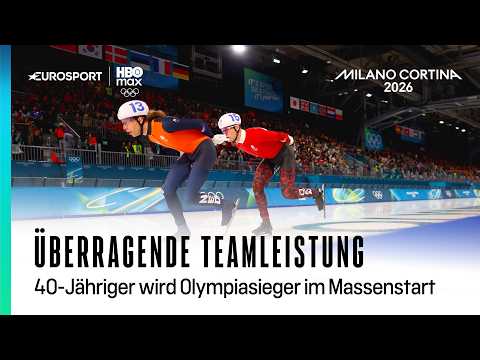 Niederländische Taktik sorgt für Sensation I Olympia 2026 I Eisschnelllauf I Massenstart I Männer