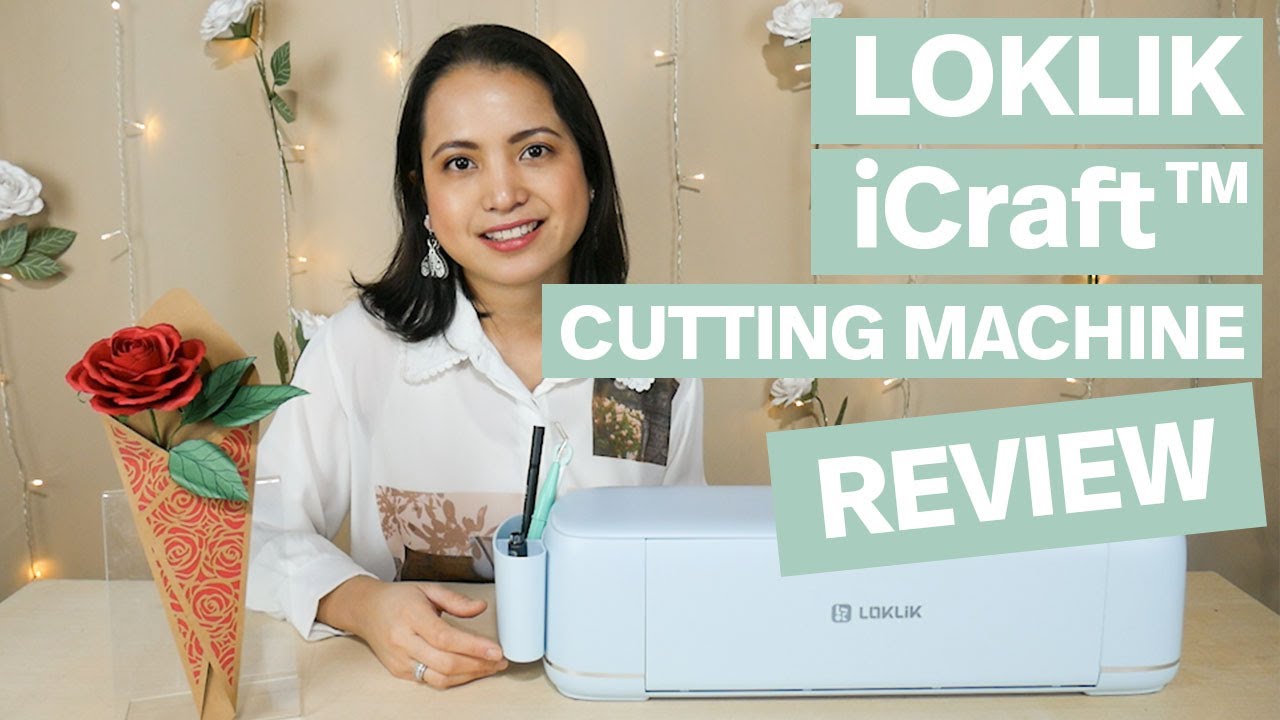 Loklik iCraft Cutting Machine Review: Creating Paper Flowers ...