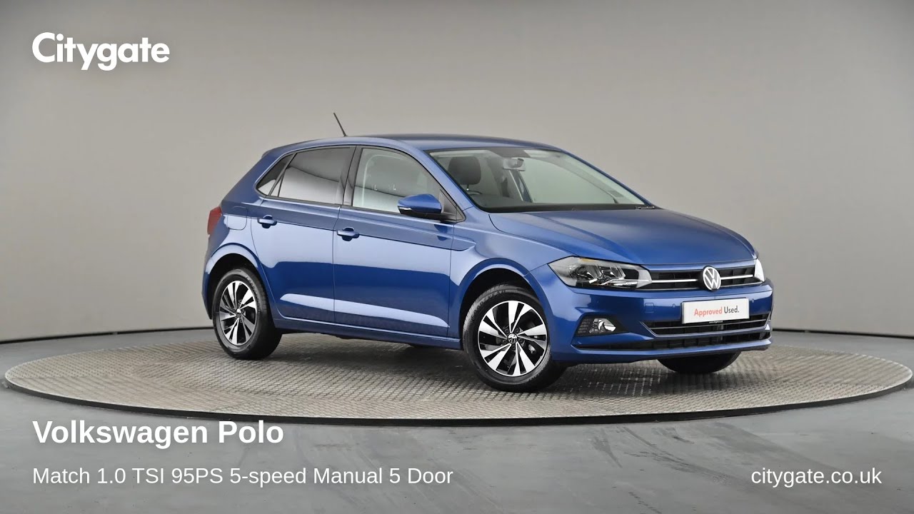 Volkswagen Polo - Match 1.0 TSI 95PS 5-speed Manual 5 Door - Citygate ...