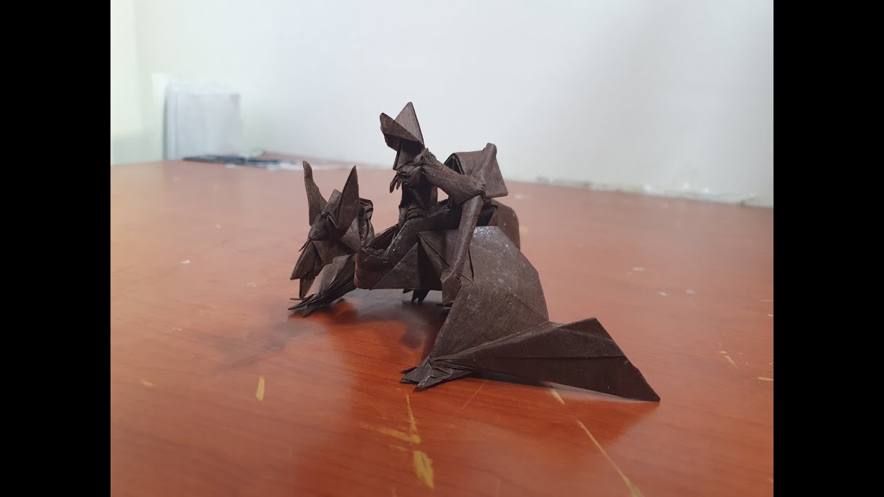 와이번 라이더 접기(Wyvern Rider Origami) - YouTube