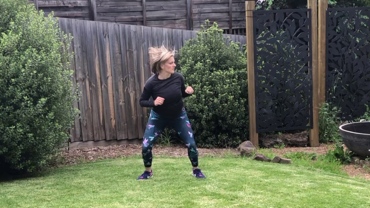 Jump Squat & Side Punch - YouTube
