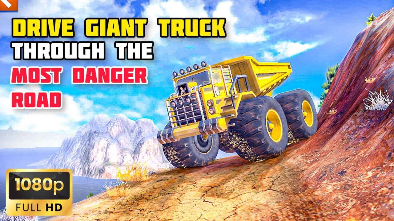 DRIVE GIANT MINING TRUCK THROUGH THE MOST DANGER ROAD | OFF THE ROAD HD ...