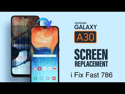Samsung Galaxy A30 Lcd Screen Replacement 203 - YouTube