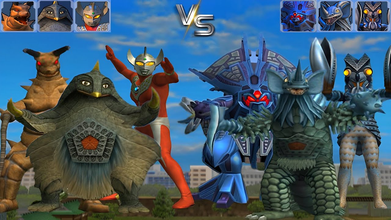 UFE3：Gudun/Bemenstein/Ultraman taro VS Bishop Groka/Tilander/Alien ...