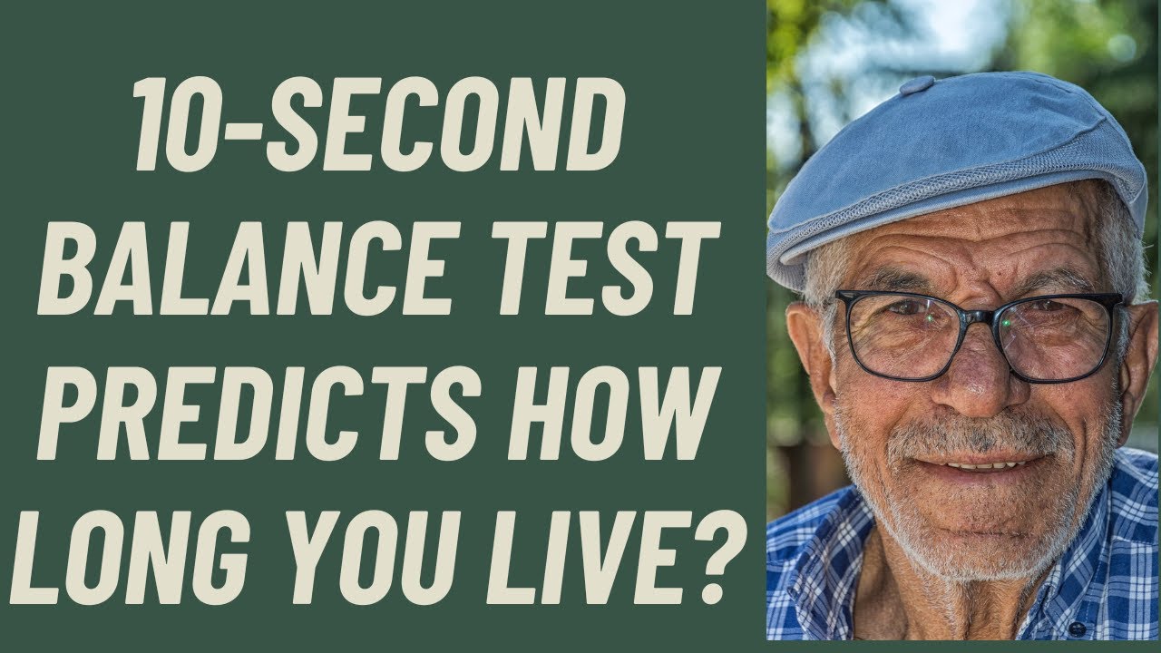 CAN A 10-SECOND BALANCE TEST PREDICT HOW LONG YOU LIVE?? - YouTube