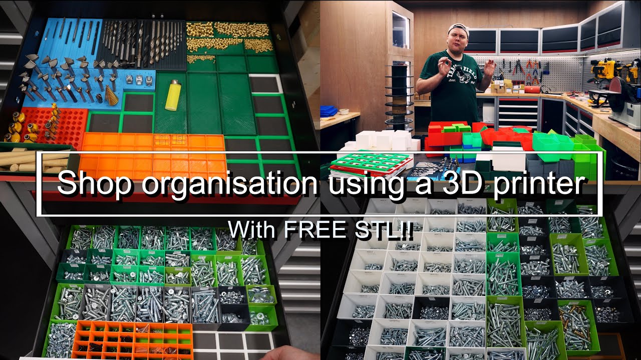 3D printed assortment boxes system with FREE STL - YouTube