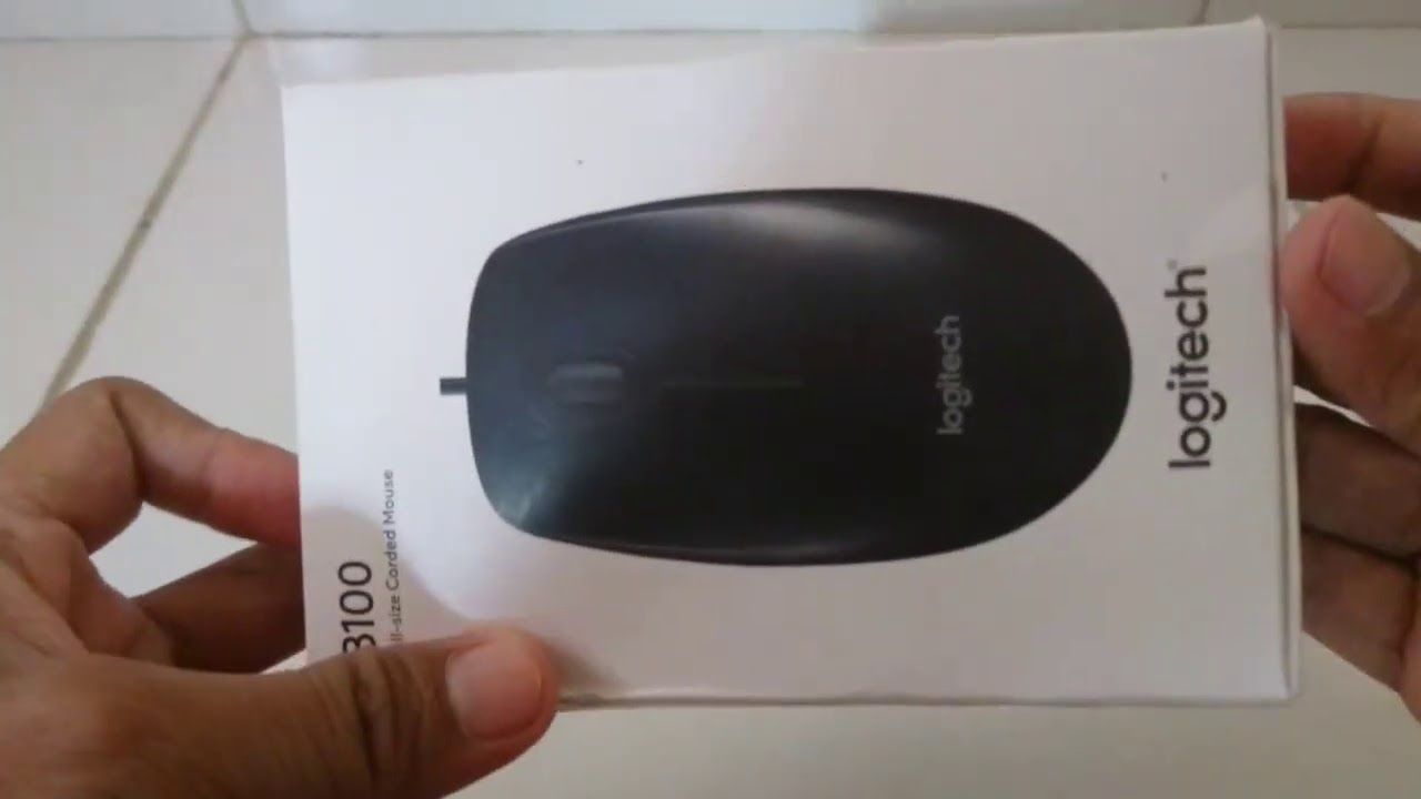 Unboxing Mouse Logitech B100 - YouTube