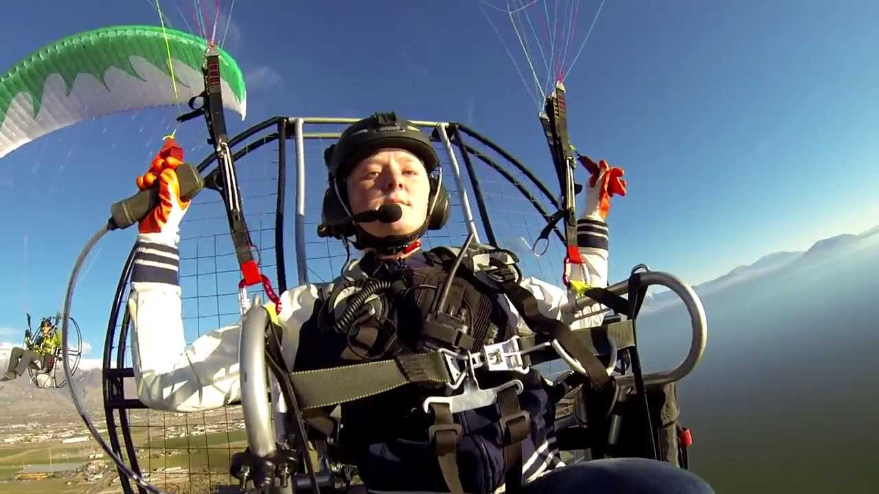 Paramotor 17 Year Old Girl Powered Paragliding!! SUPER Savannah Having ...