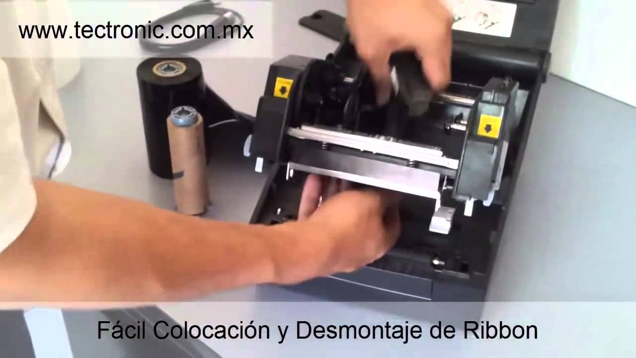 Bixolon SLP T400 Guía de Uso para Etiquetas y Ribbon - YouTube