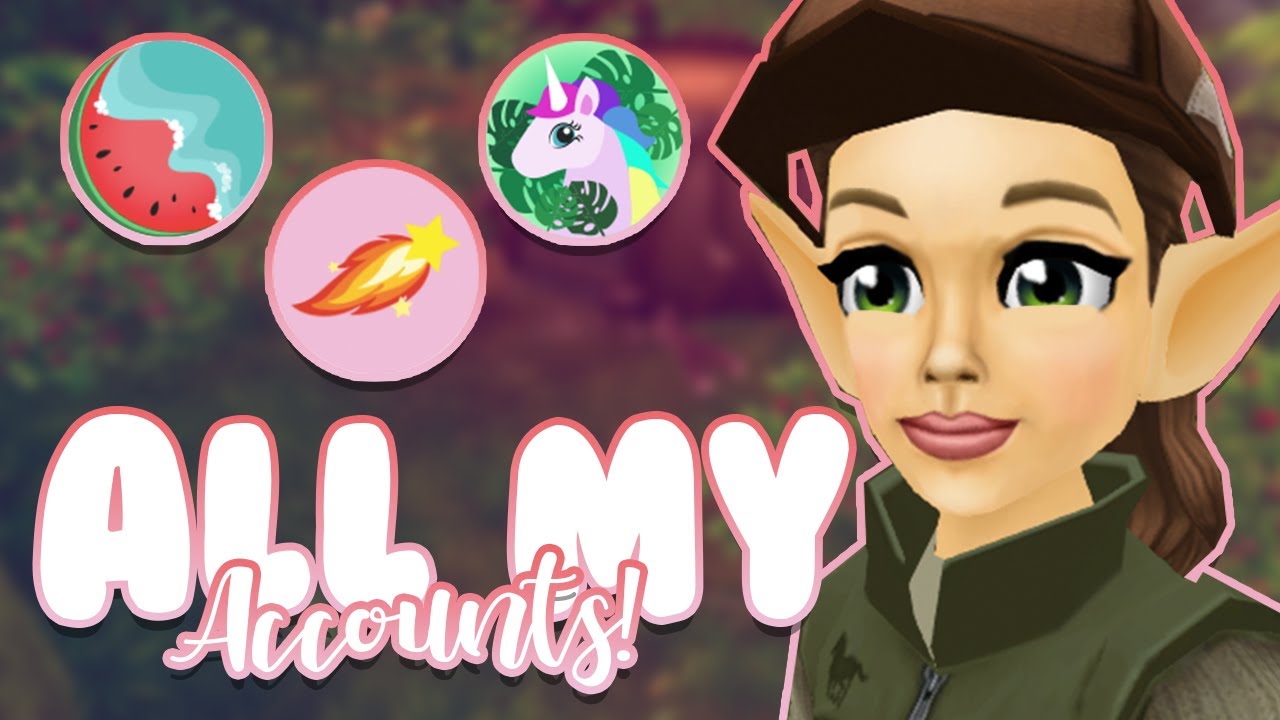 All My Star Stable Accounts! | Star Stable Online - YouTube