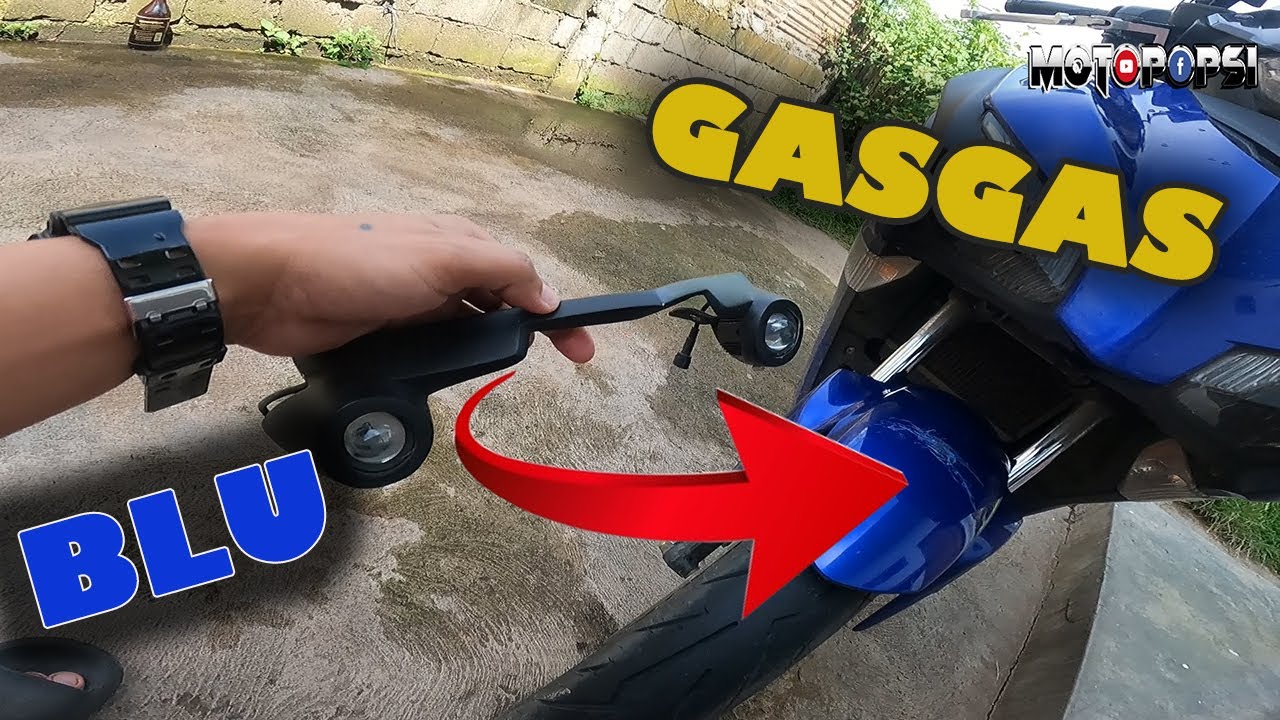 NEW MINI DRIVING LIGHT BRACKET FOR SNIPER 155 | MOTOPOPSI - YouTube