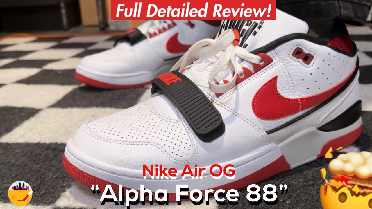 The 2023 Nike Alpha Force 88 OG (First Look and On-FEET REVIEW) - YouTube