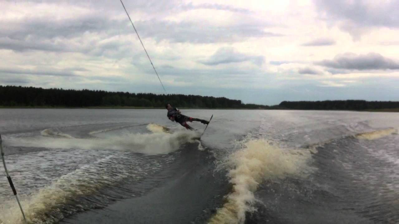 Wakeboarding back roll evolution. From first try ever to success! - YouTube