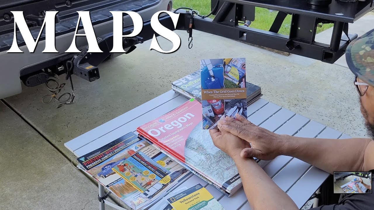 The Maps Every Camper, Hiker, Survivor, Prepper and Overlander Should ...