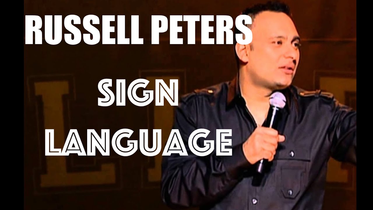 RUSSELL PETERS / SIGN LANGUAGE & DEAF PEOPLE / RED, WHITE AND BROWN ...