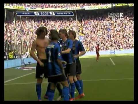 Inter 4 - 3 Atalanta 31.05.09 Ibrahimovic Goal