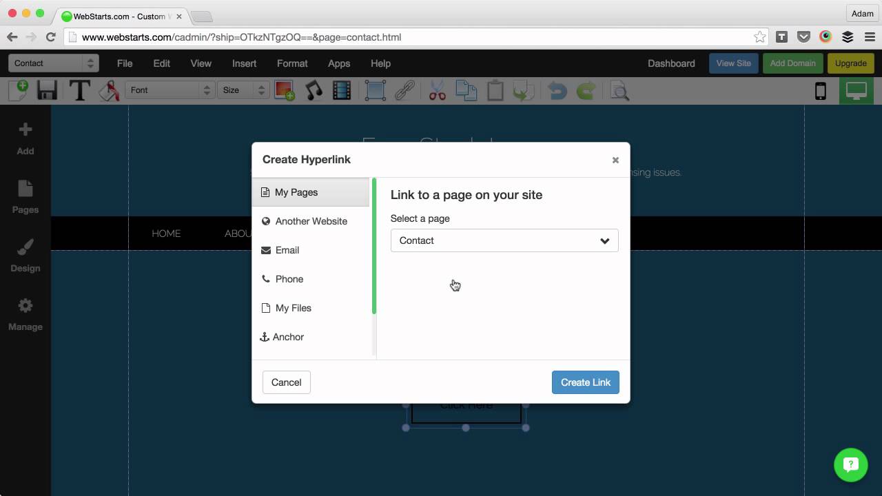 How To Create A Link From A Button - YouTube