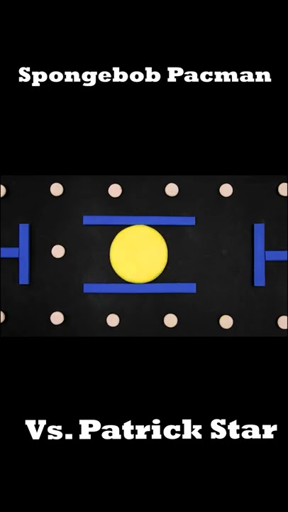 SpongeBob Pac-man vs. Patrick @pacmanfamily1203 #shorts - YouTube