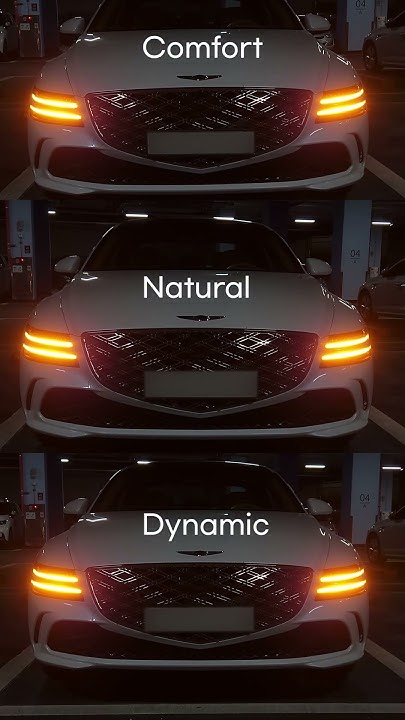 2024 제네시스 G80 웰컴라이트 3가지 #mla헤드램프 - YouTube