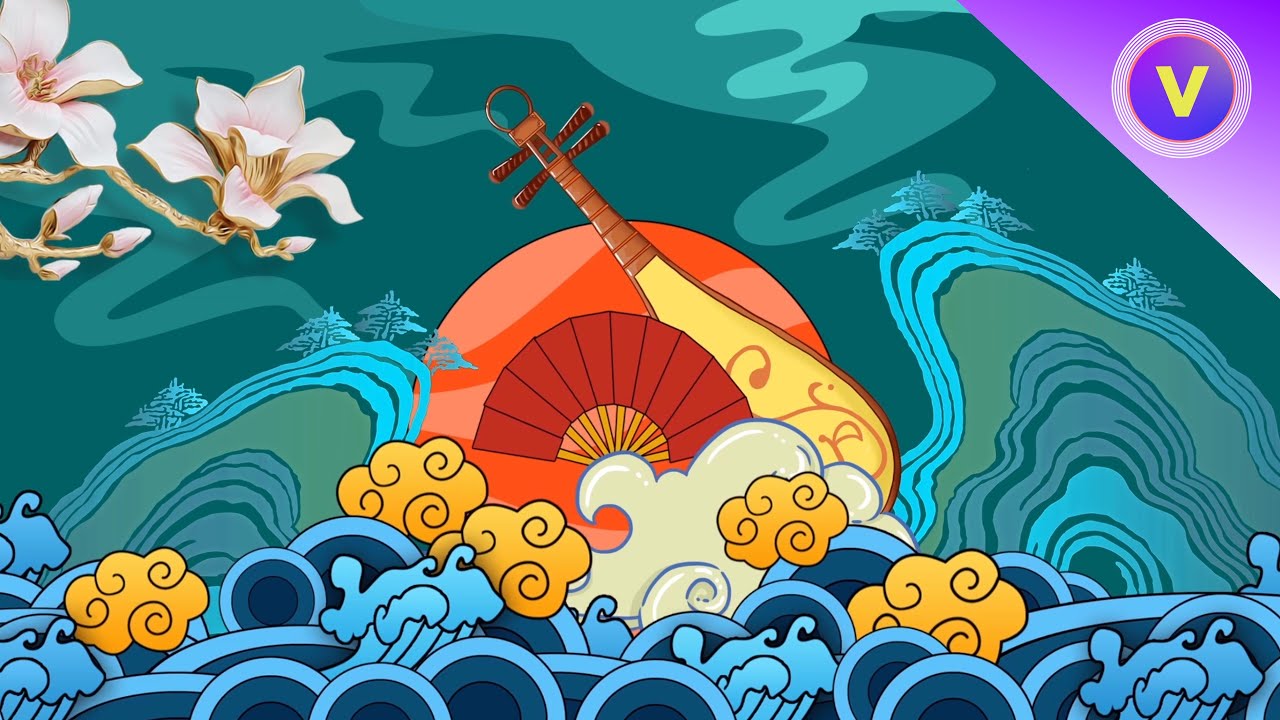 Chinese Style Animation Background P3- Free Video - YouTube