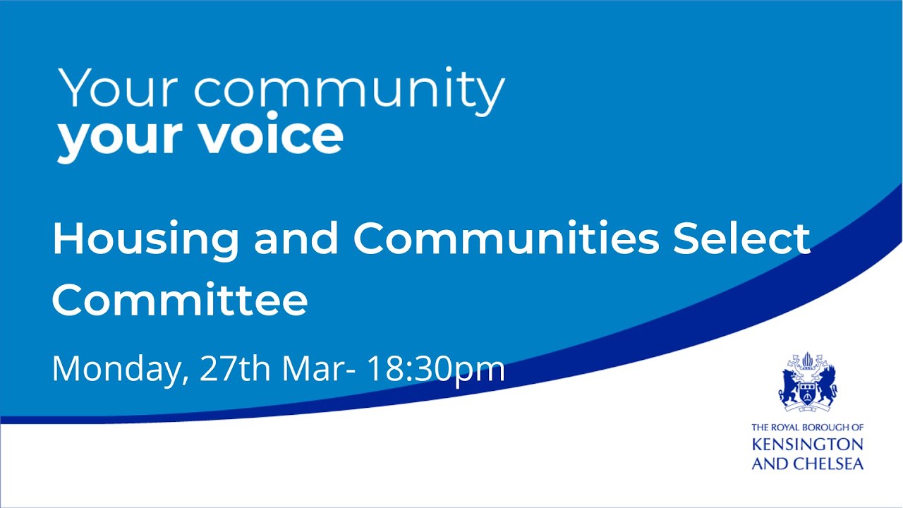 Housing and Communities Select Committee - 27th Mar 2023 - YouTube