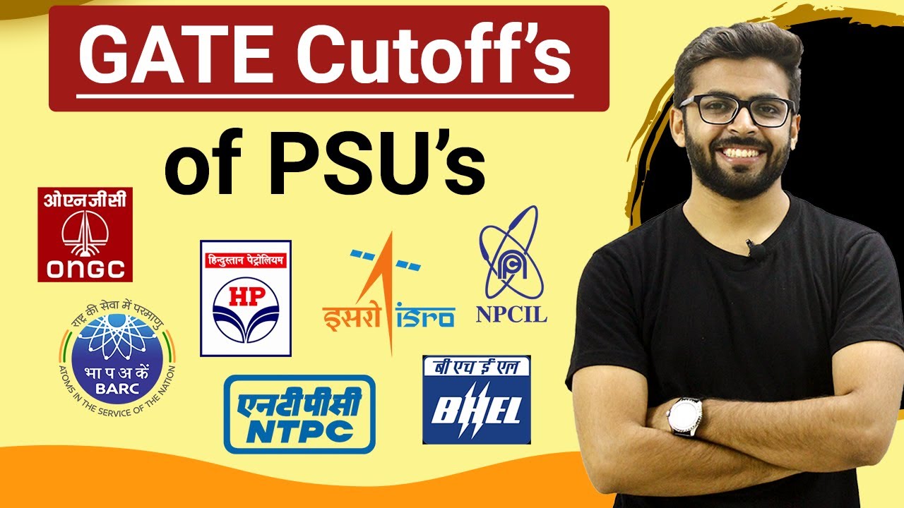 GATE Cutoff for PSU's | BARC, ISRO, BHEL, ONGC, HPCL, NTPC | Last Years ...