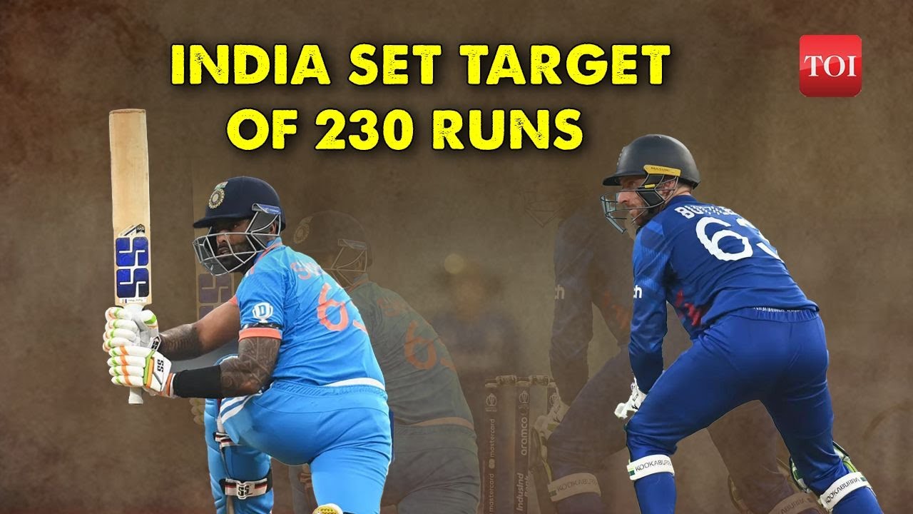 India batsmen falter against England, set a below par target of 230 ...