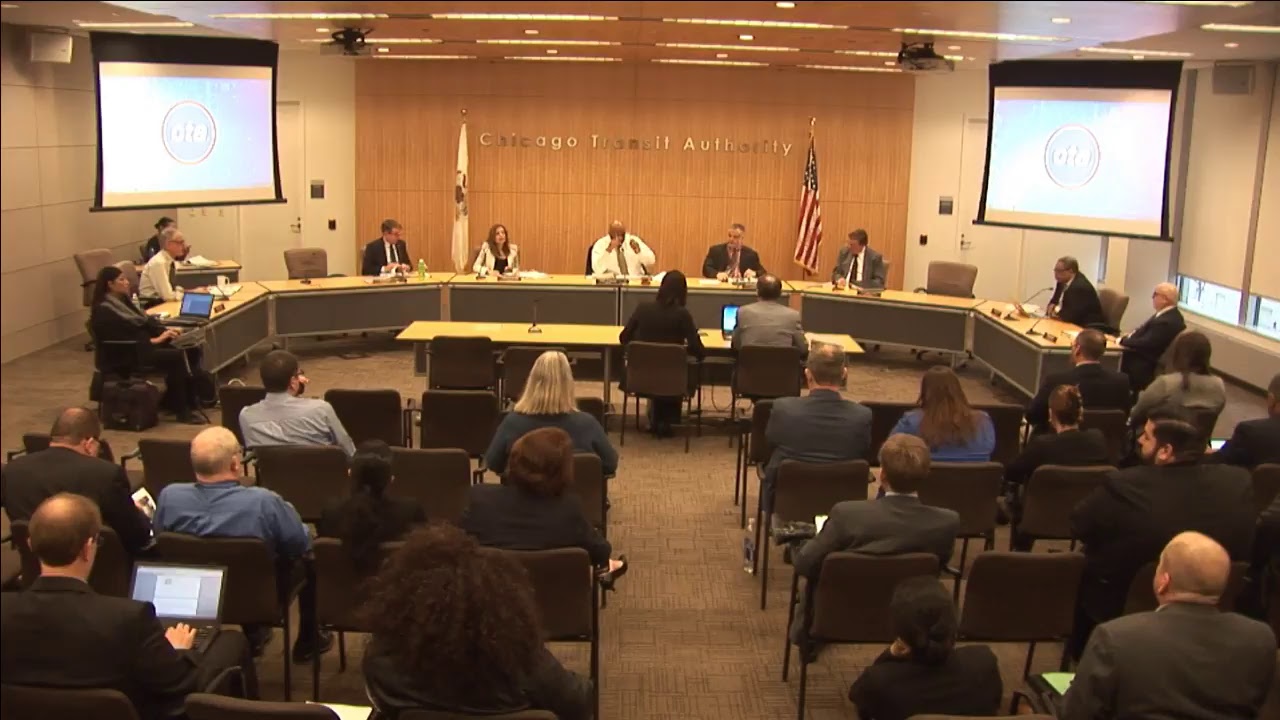 Chicago Transit Board Meeting - January 2018 - YouTube