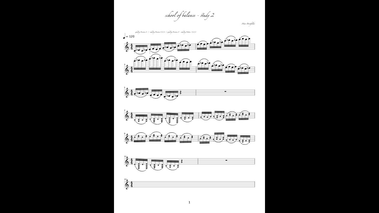 school of balance - exercise I - IV - YouTube