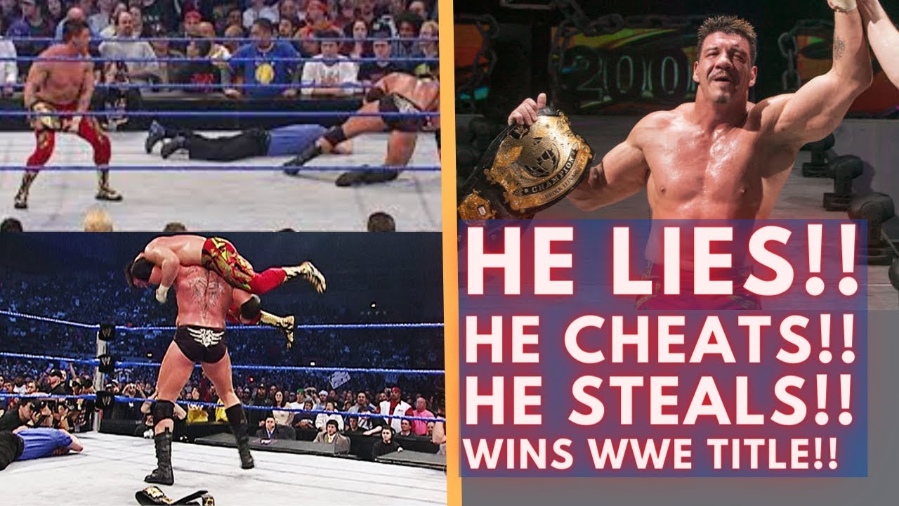 Brock Lesnar vs. Eddie Guerrero - No Way Out 2004 (WWE Title Match ...