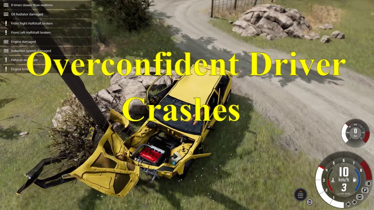 Overconfident Driver Crashes # 3 | BeamNG.drive 🔥🚗 - YouTube