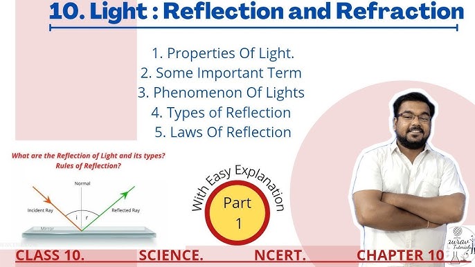 Difference Between Reflection And Refraction Class X Class 10 Light