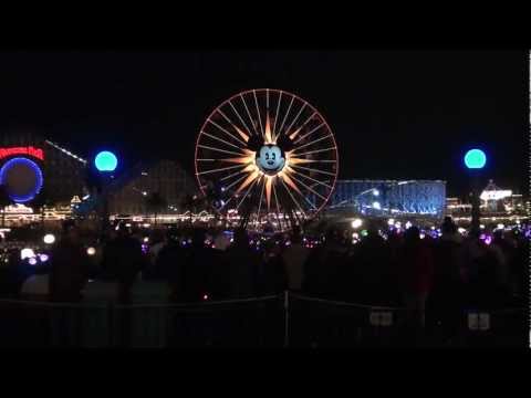 2013 DCA New Years Eve Count down at World of Color, Jan 1st HD 1080