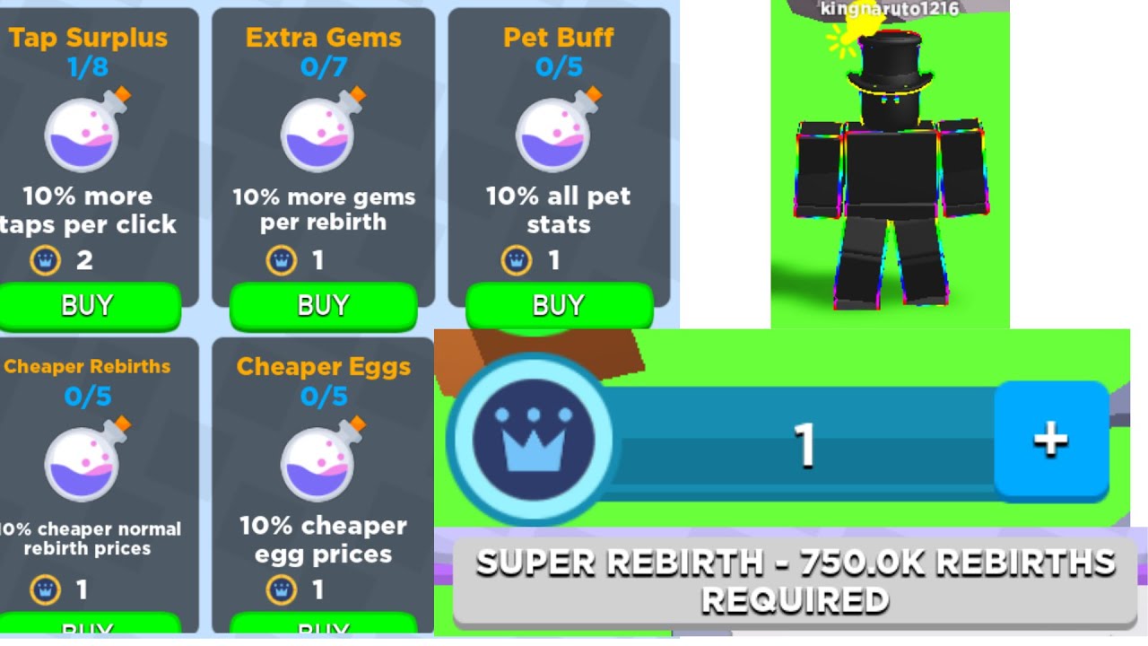 *SUPER REBIRTHS* TAPPING MASTERS! - YouTube