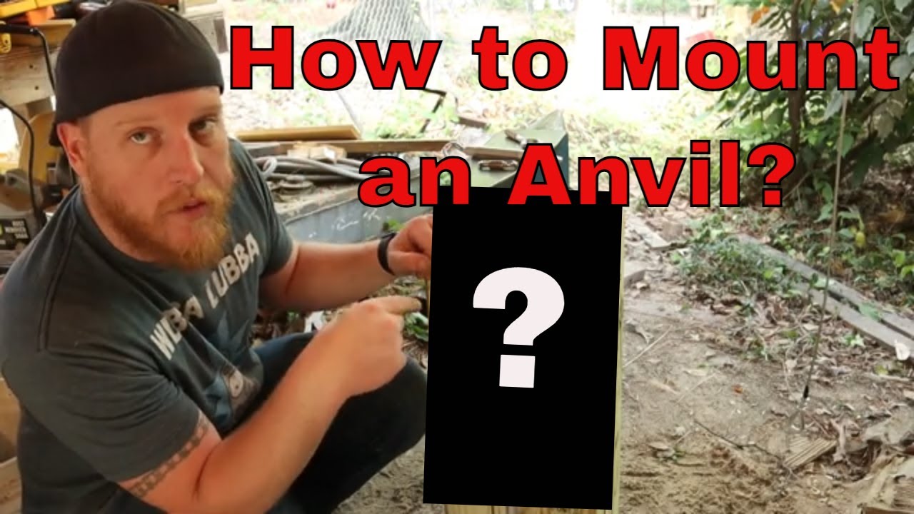 HOW TO MOUNT AN ANVIL - Mounting my Anvil to the Anvil Stand that we ...
